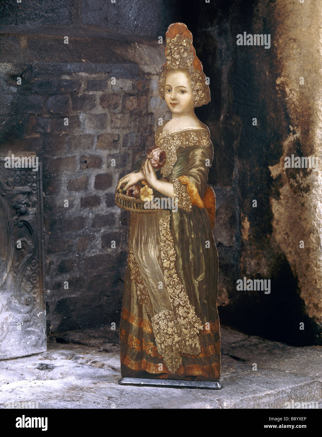 An early eighteenth century dummy board from the Great Chamber at ...