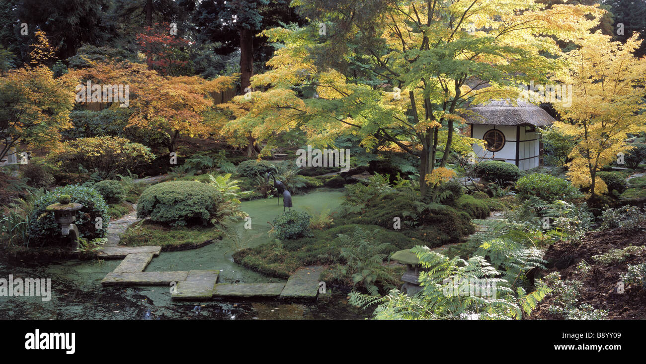 The Japanese Garden at Tatton Park Stock Photo - Alamy
