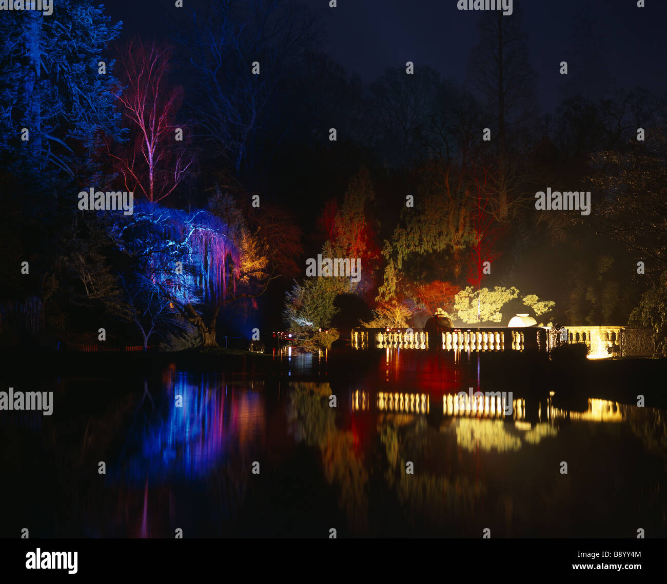 Enchanted Forest an evening event at Sheffield Park with dramatic ...