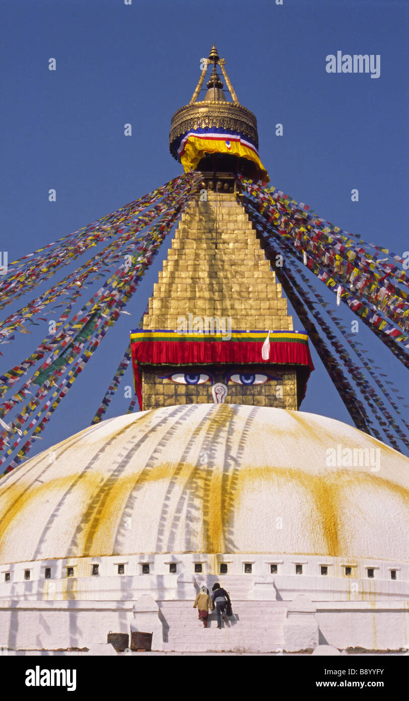 Boudhanath Stupa, Kathmandu, Nepal Stock Photo - Alamy