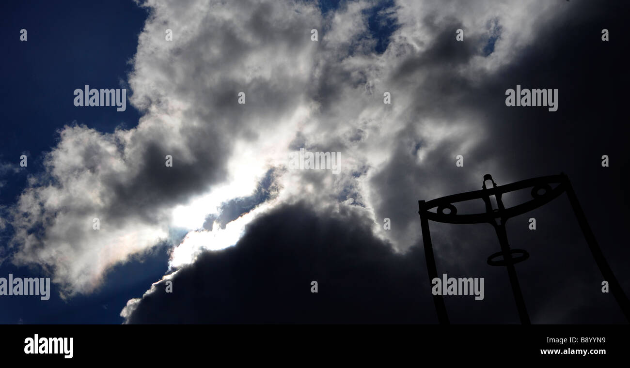 Sentinel, a sculpture of three climbing Supermarine Spirfire's at ...