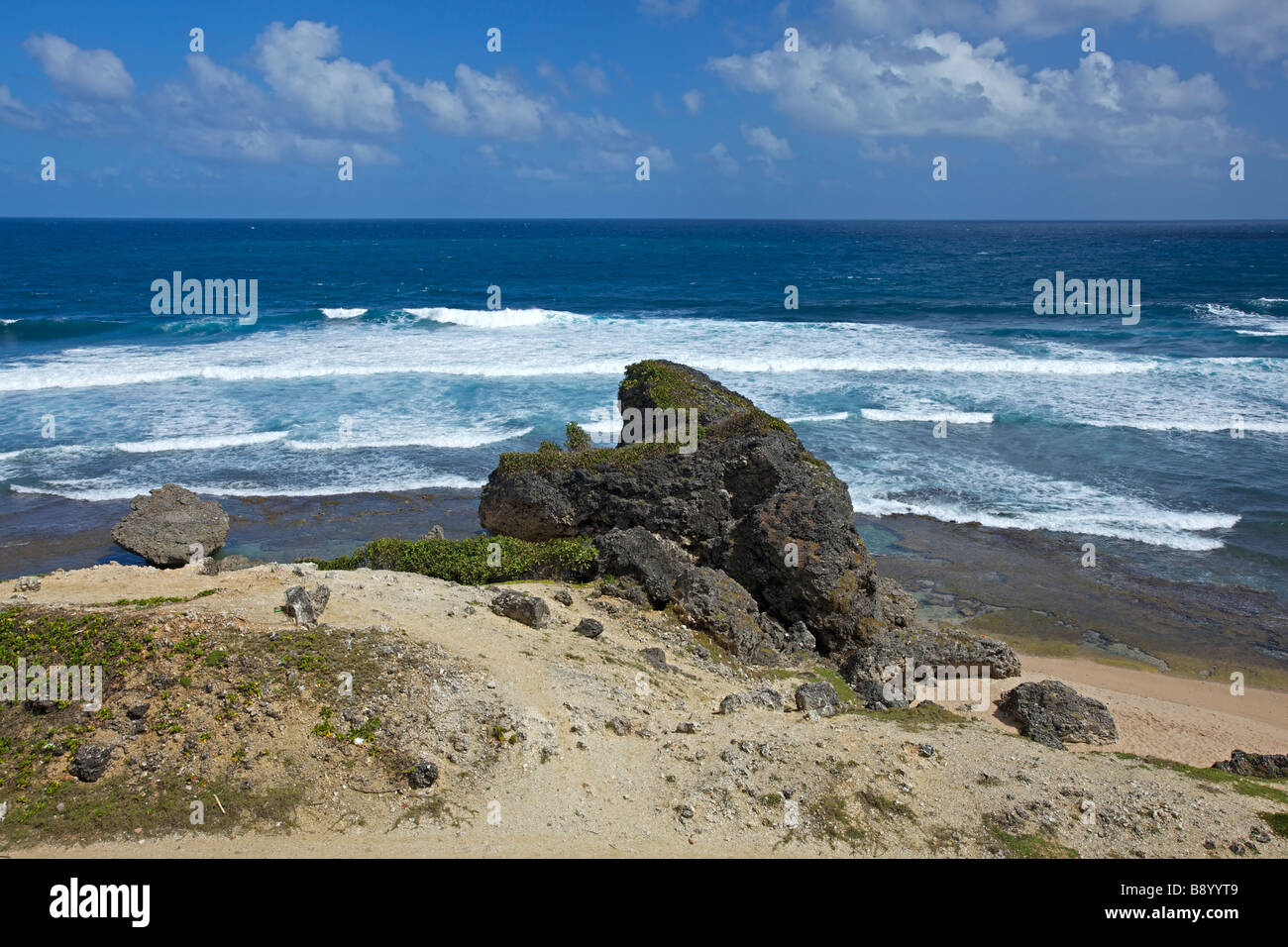 Barbados beach bathsheba pools hi-res stock photography and images - Alamy