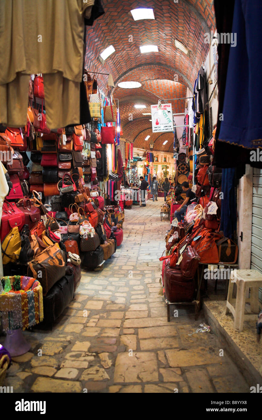 The Medina souk, Sousse, Tunisia Stock Photo - Alamy