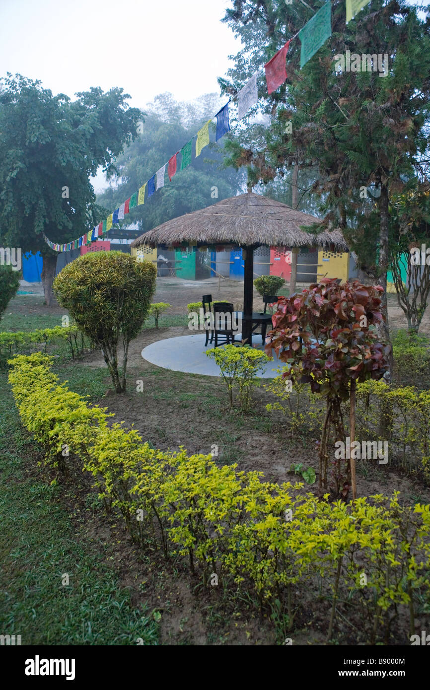 Beautifully managed Nirvana's Horses Resort in Sauraha village southern ...