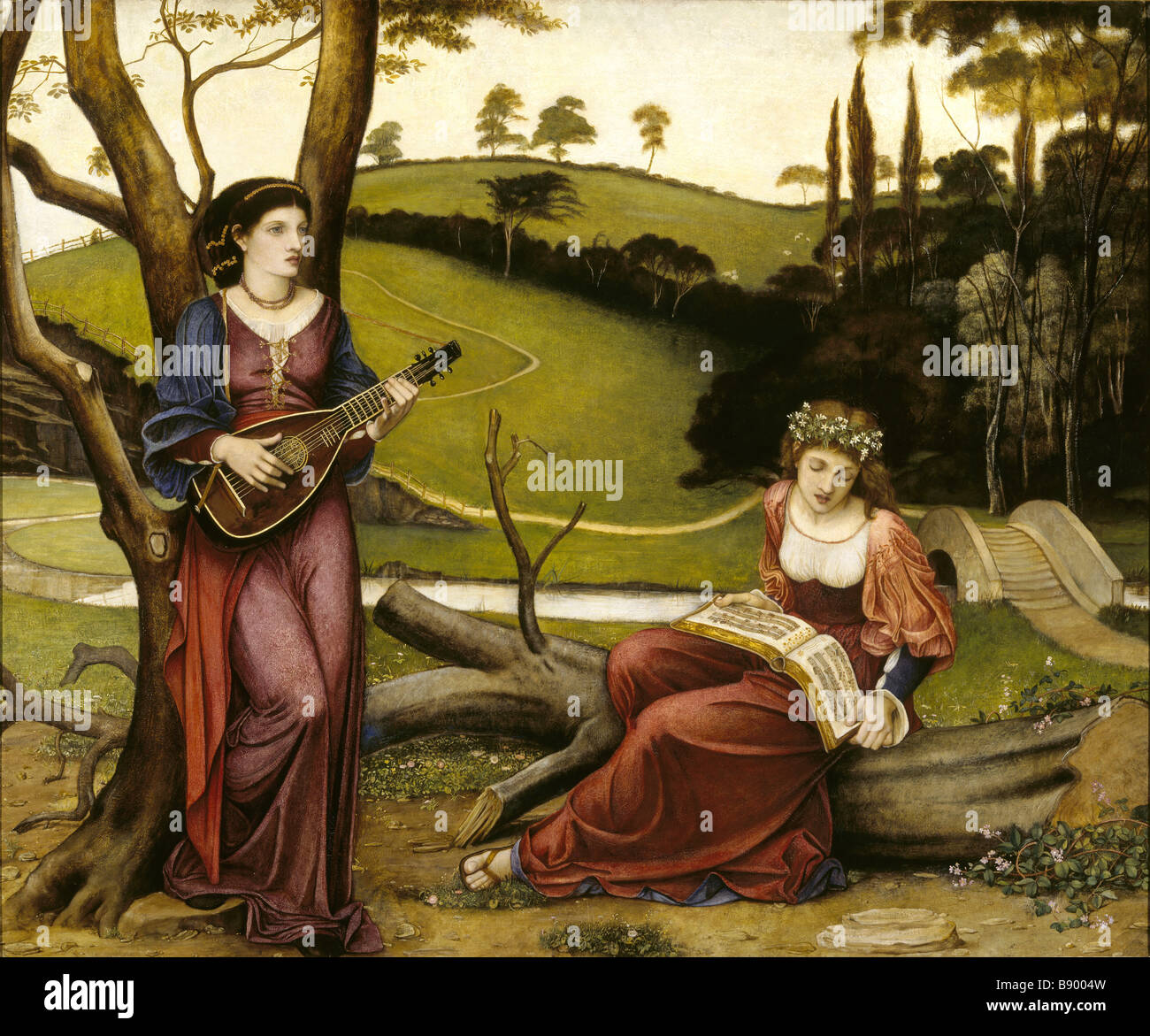 Victorian women painting hi-res stock photography and images - Alamy