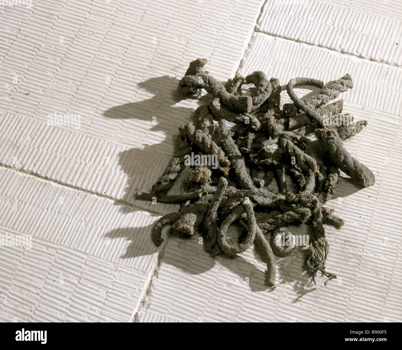 Oakum old pieces of rope which the inmates of the workhouse were made ...