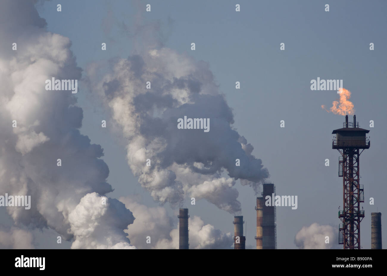 Russian chemical plant Stock Photo - Alamy