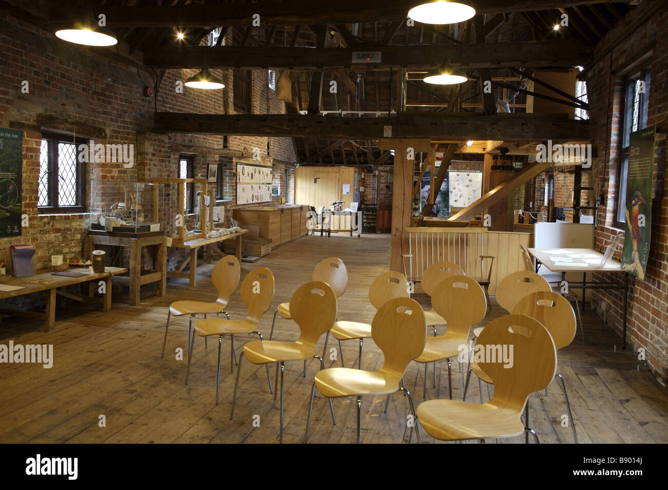 Historical watermill interior hi-res stock photography and images - Alamy