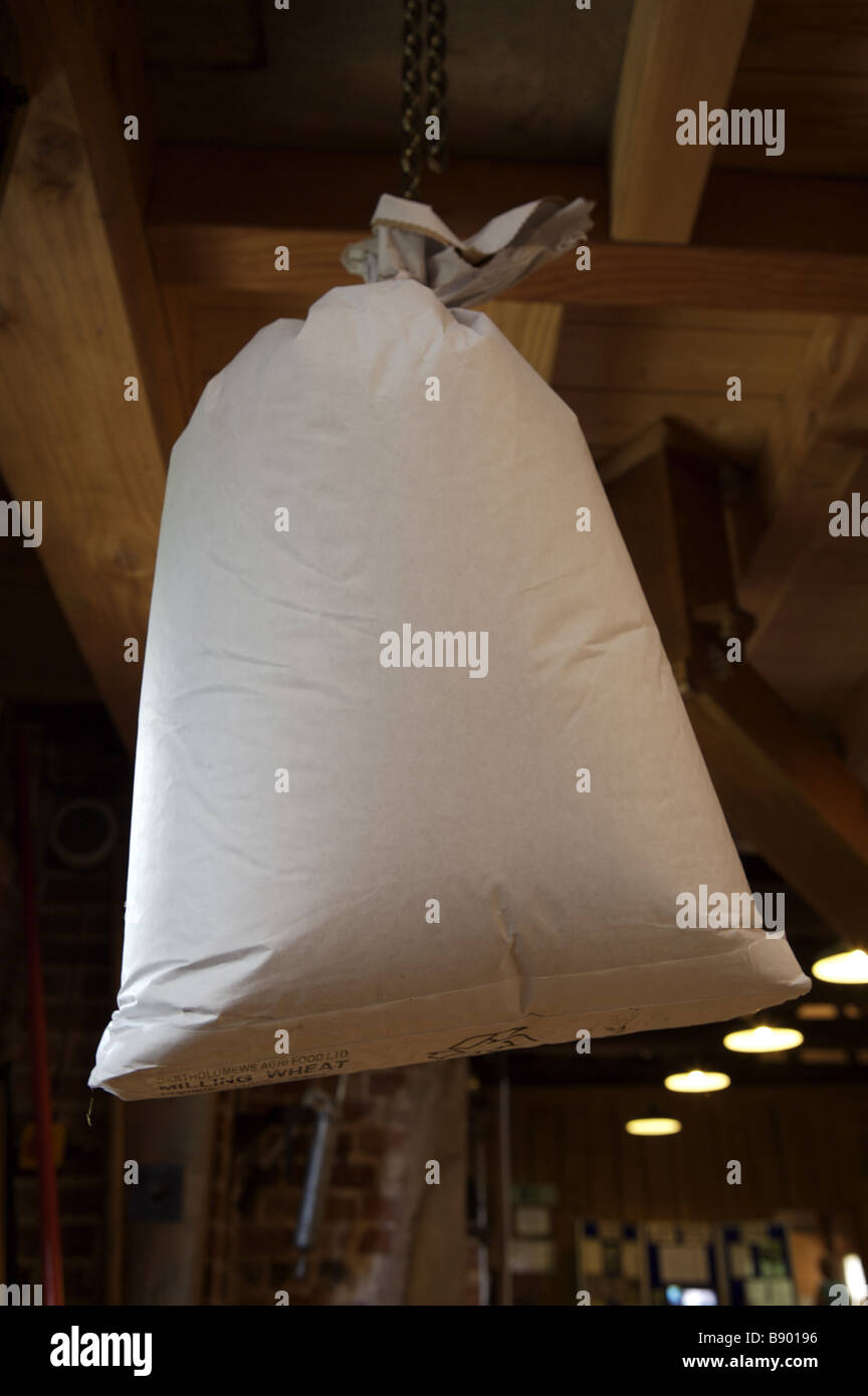 Flour sacks being hoisted and lowered in the C18th working Winchester ...