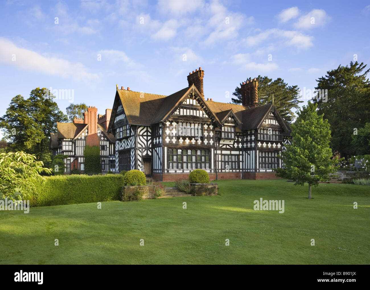 Wightwick Manor, Wolverhampton, West Midlands from the South East Stock ...