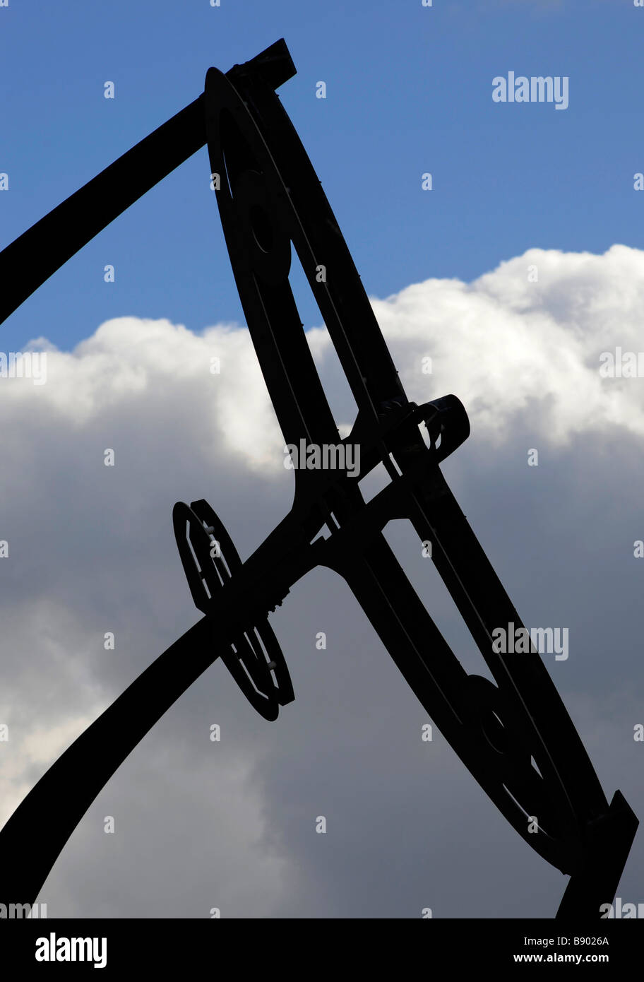 Sentinel, a sculpture of three climbing Supermarine Spirfire's at ...