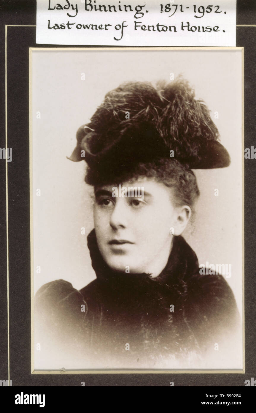 Black and white photograph of Lady Katherine Binning 1871 to 1952 who ...