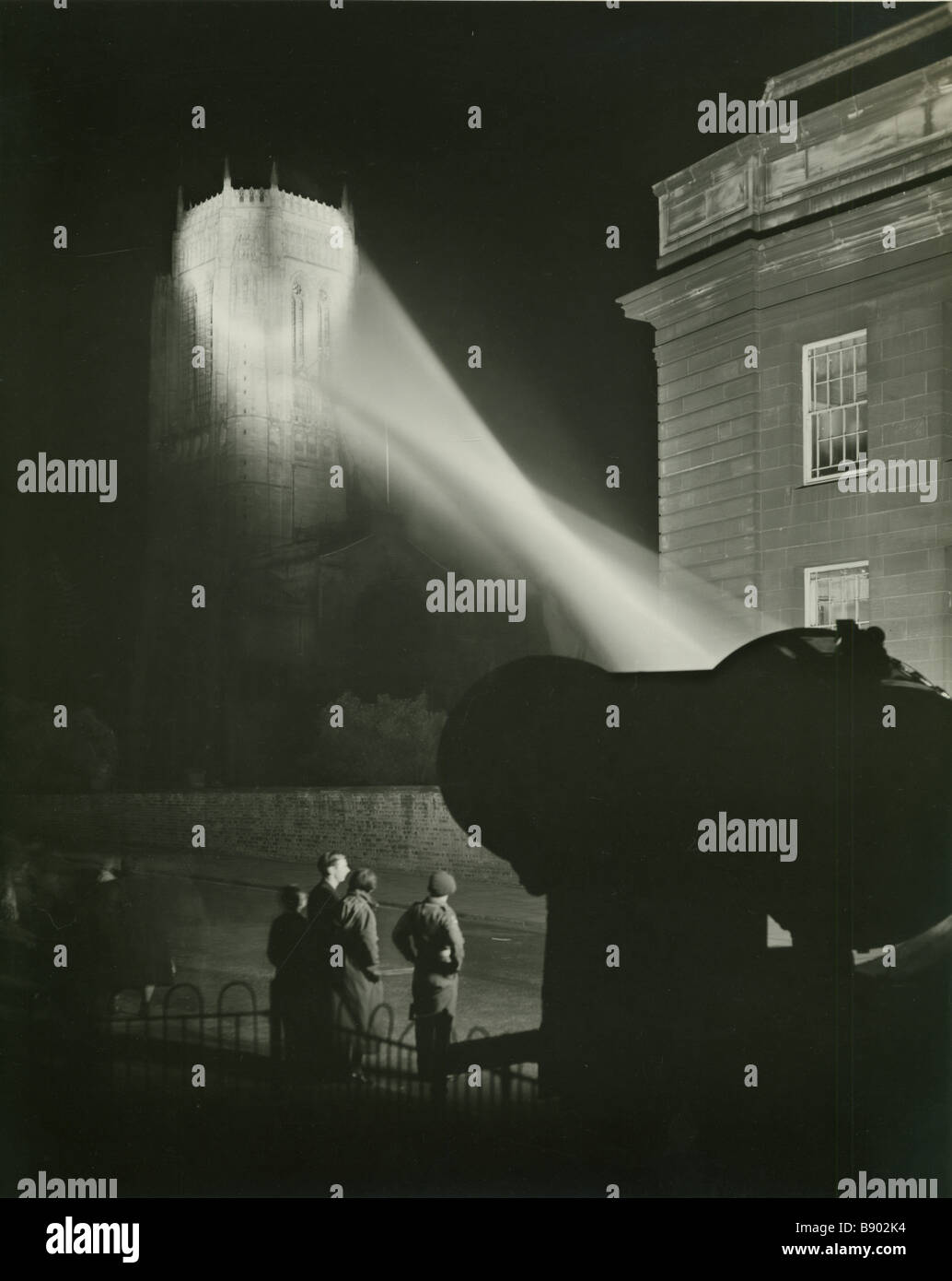 E Chambre Hardman photograph of anti-aircraft battery members shining ...