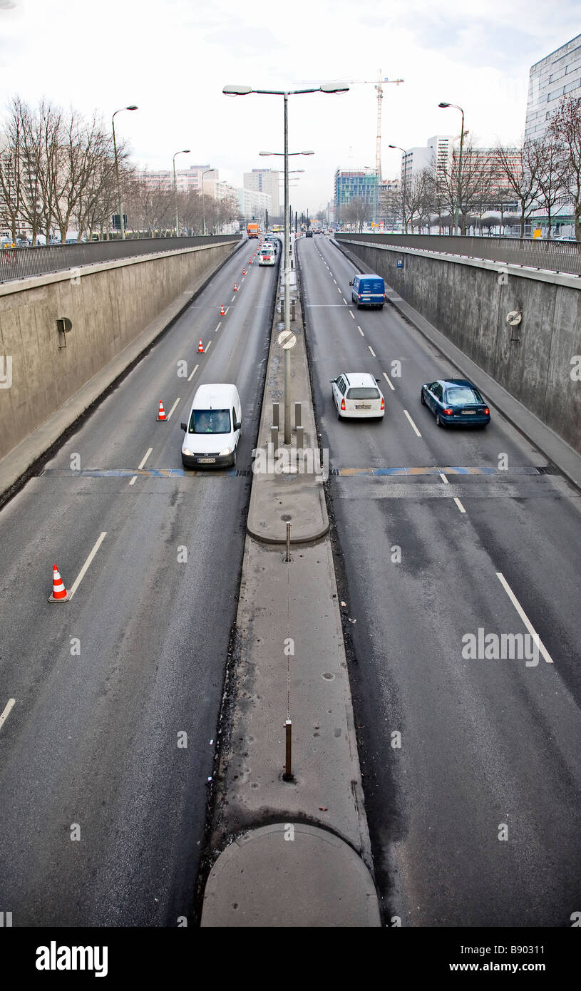 Road in Berlin Stock Photo - Alamy