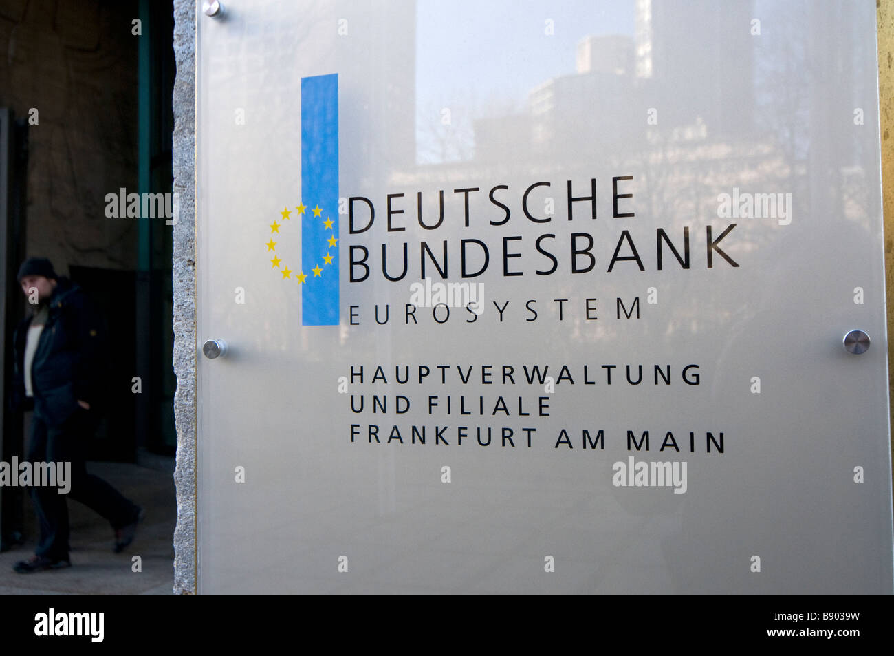 Europe Germany Frankfurt on the Main Downtown Financial district German ...