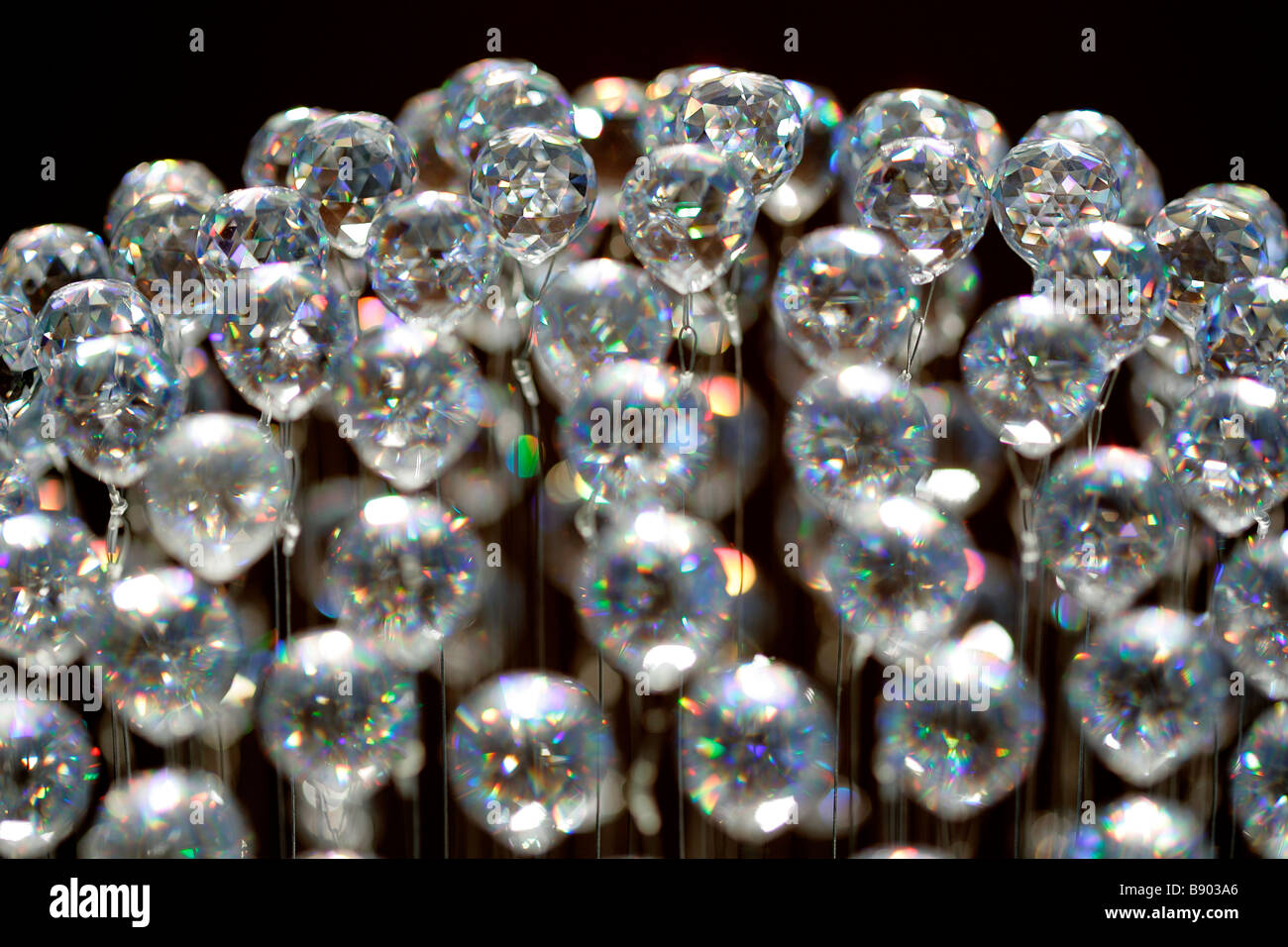 ceiling chandelier crystal glass baubles light illuminate illumination ...