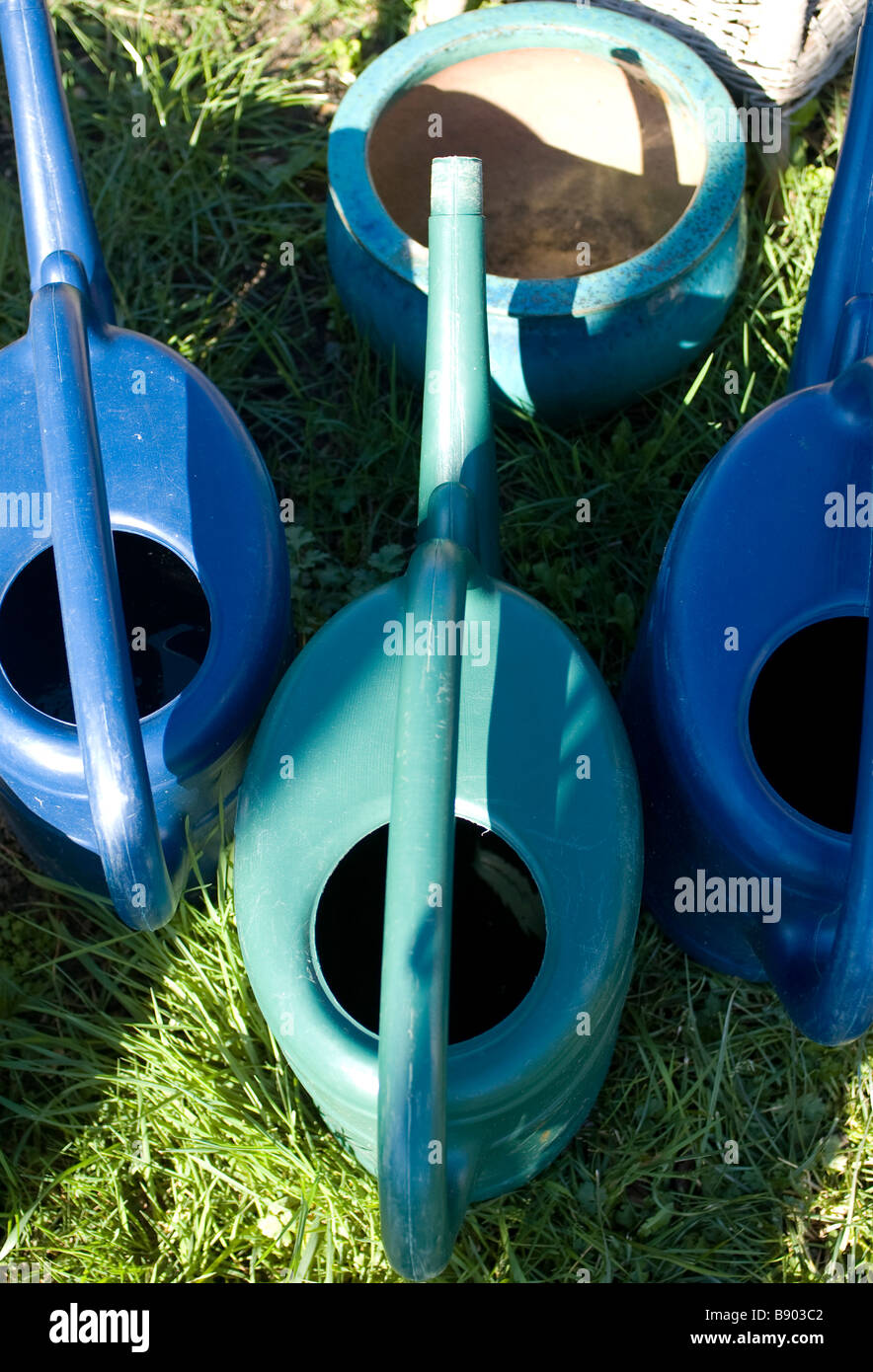 Colourful water cans hi-res stock photography and images - Alamy