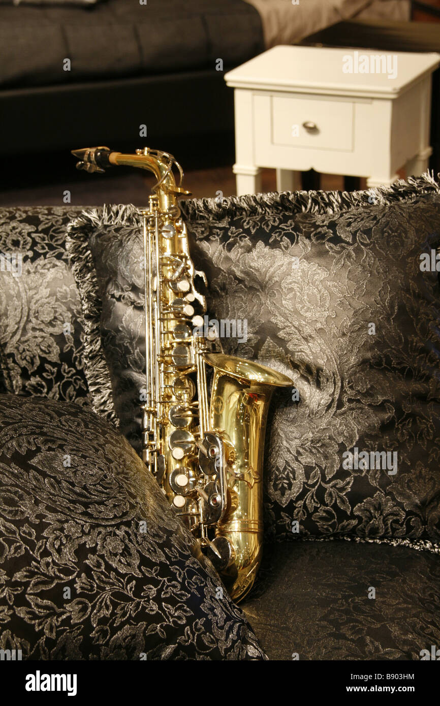 Saxophone On Chair High Resolution Stock Photography and Images - Alamy