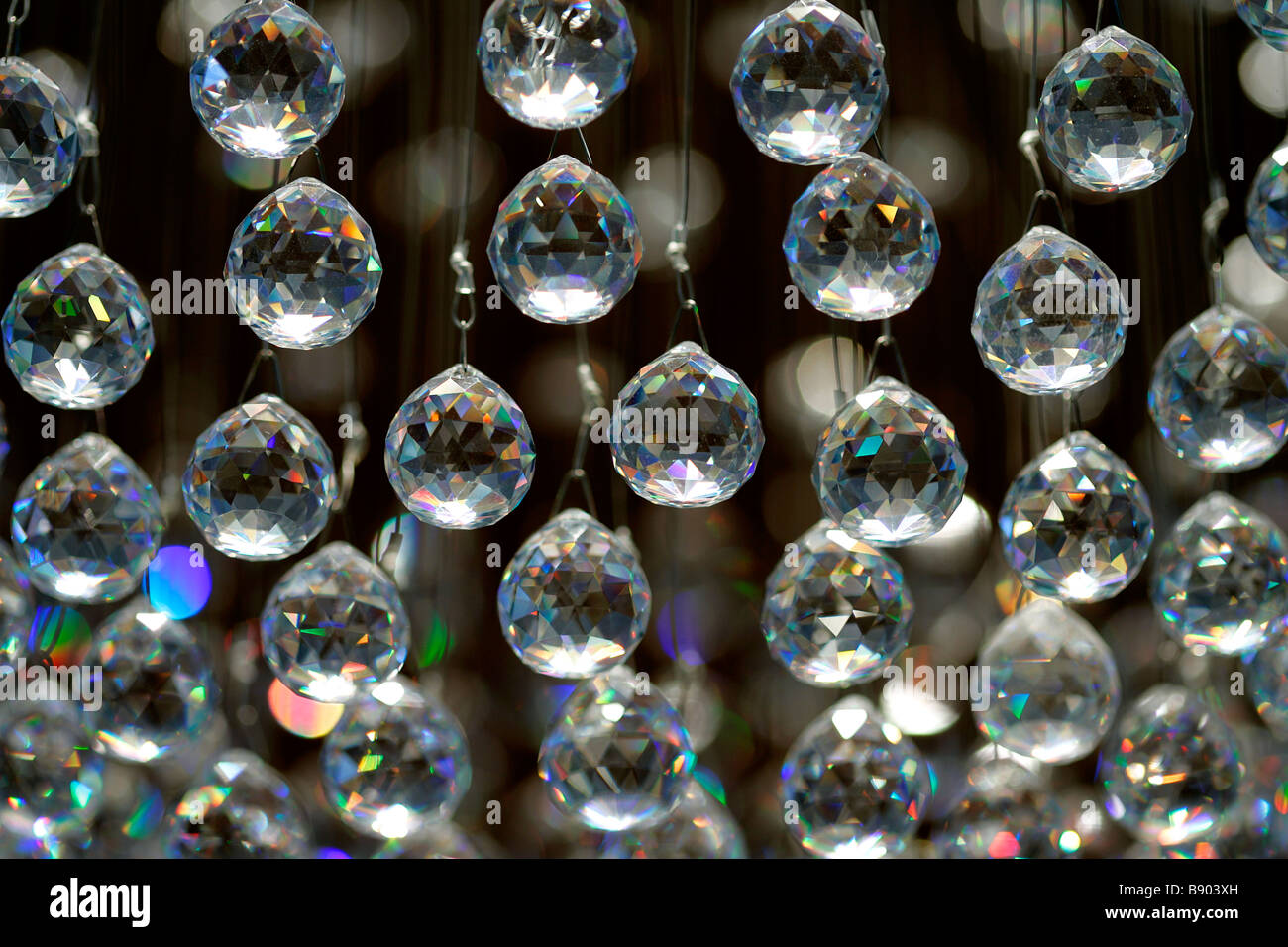 ceiling chandelier crystal glass baubles light illuminate illumination ...