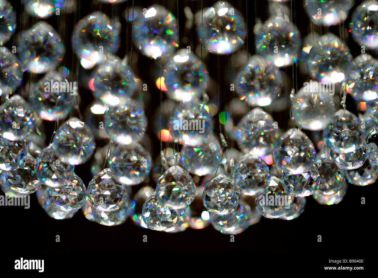 ceiling chandelier crystal glass baubles light illuminate illumination ...