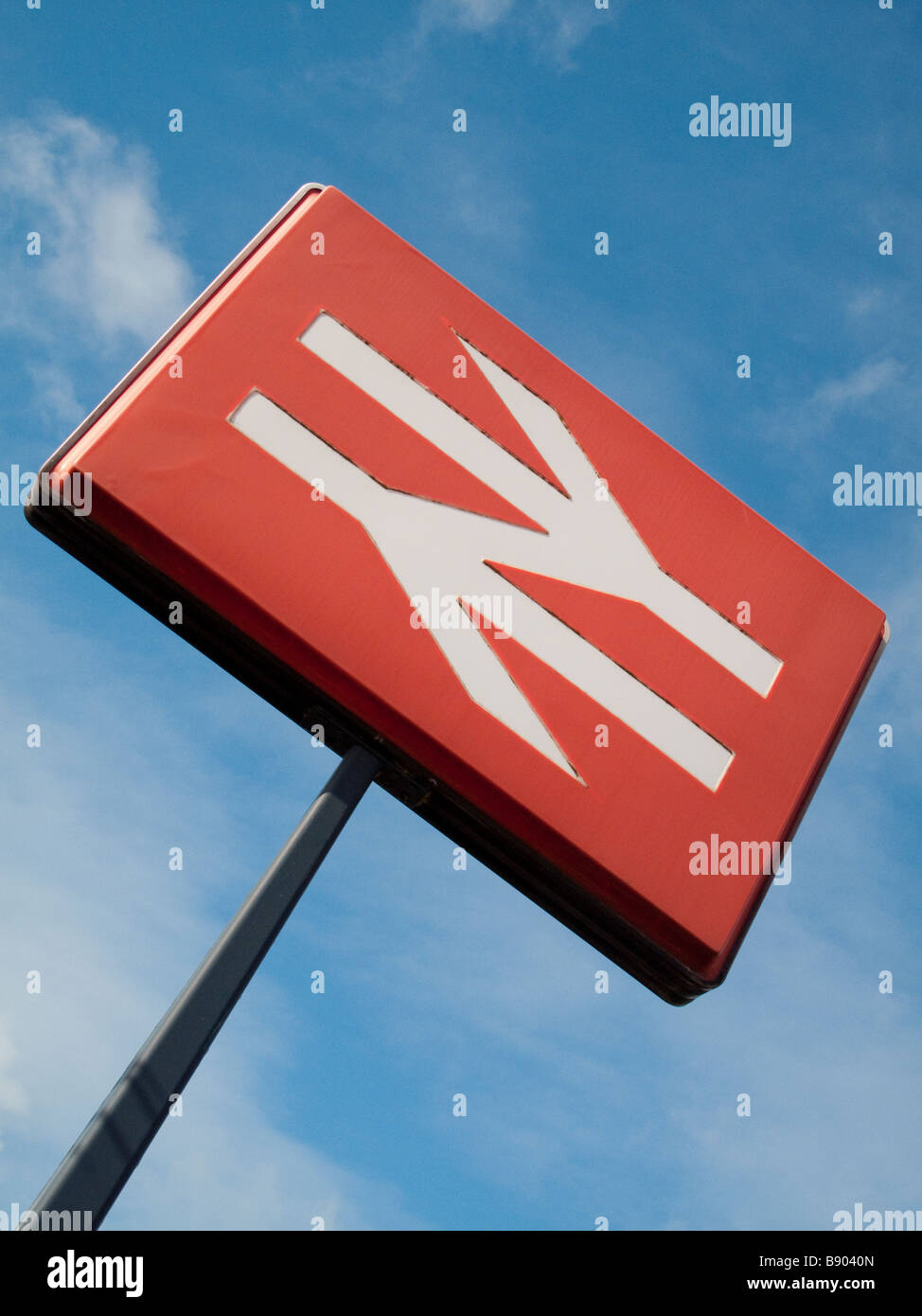 British Rail sign at Peterborough railway Station. Cambridgeshire Stock ...
