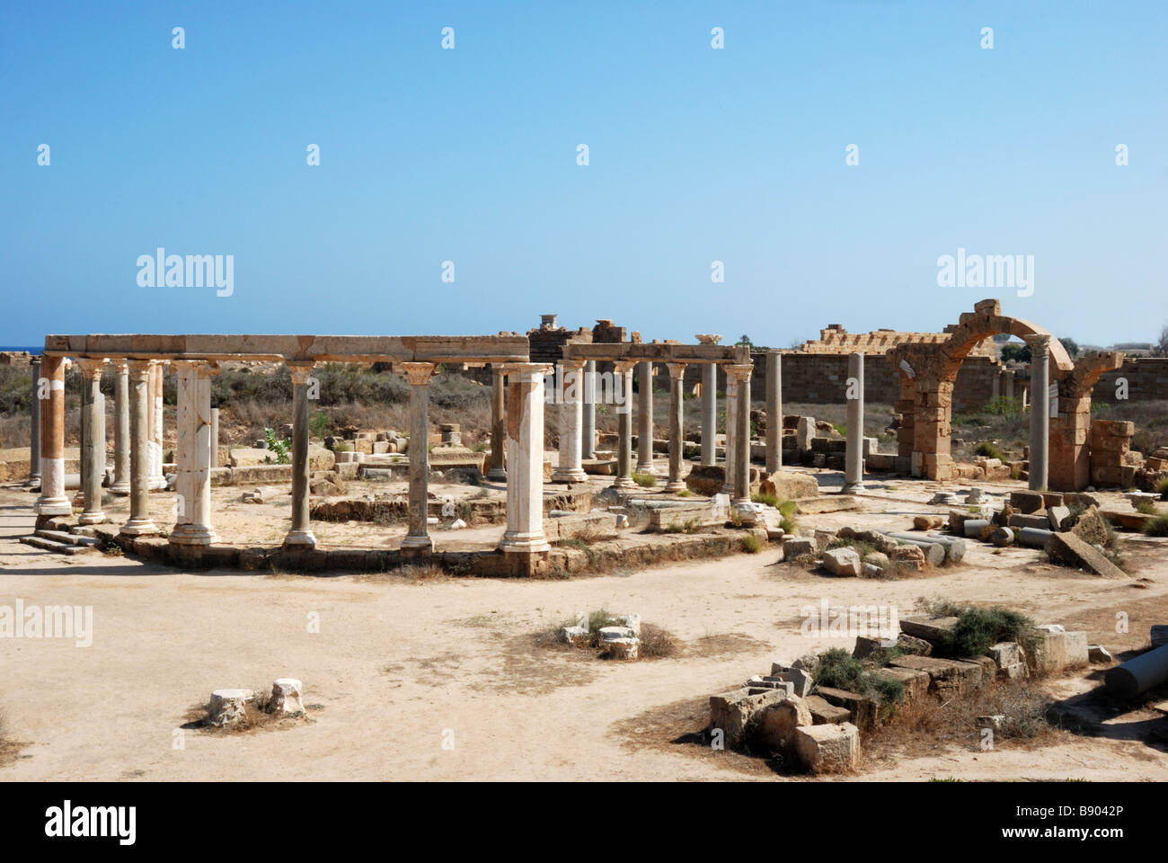 City of leptis magna hi-res stock photography and images - Alamy