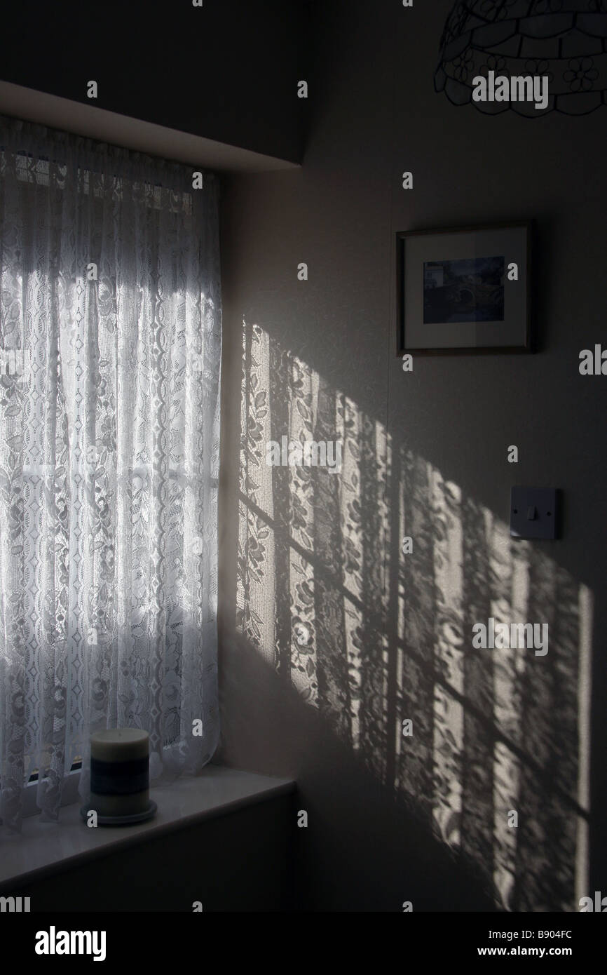 Sunlight through net curtain hi-res stock photography and images - Alamy