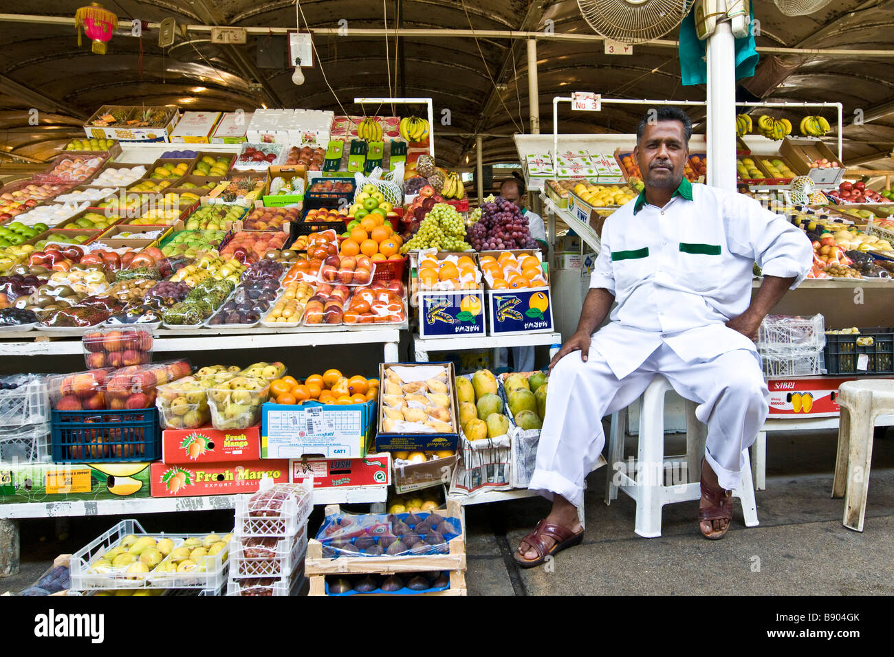The market for fruit and vegetables Deira Dubai United Arab Emirates ...