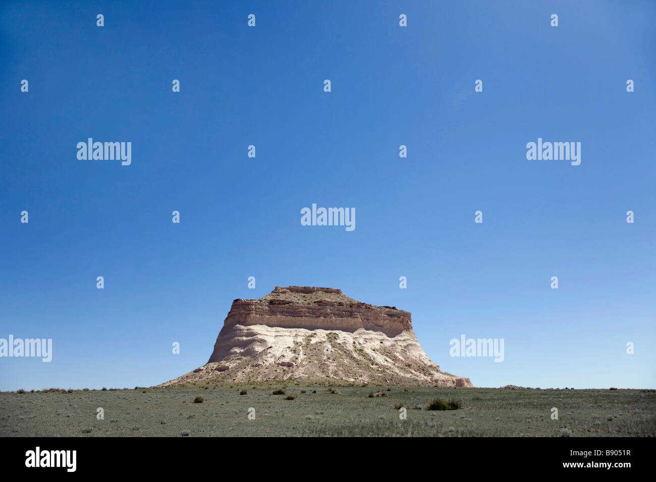 West Pawnee Butte along a hike to Pawnee Buttes in the Pawnee National ...