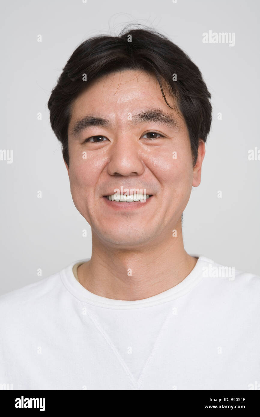 Portrait of a mid adult man Stock Photo - Alamy