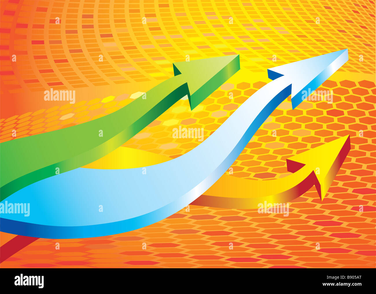 Background with arrows Stock Photo - Alamy