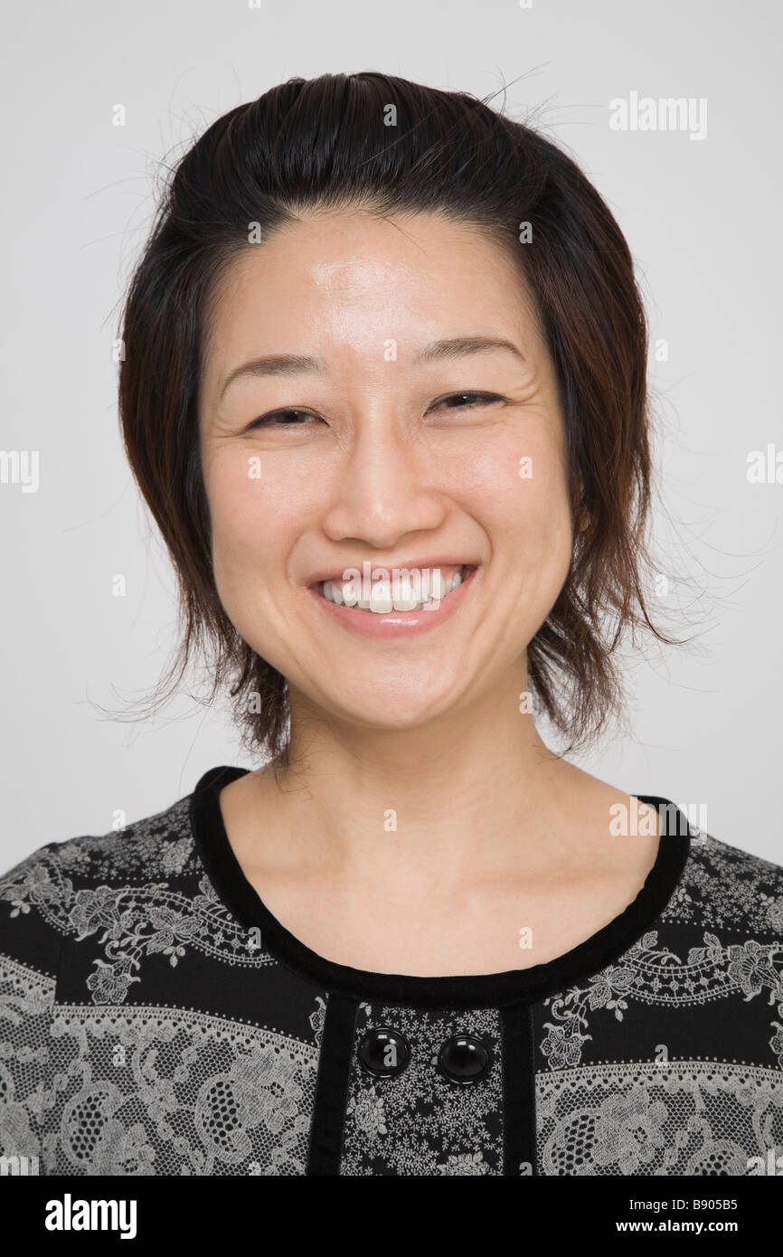 Portrait of a mid adult woman Stock Photo - Alamy