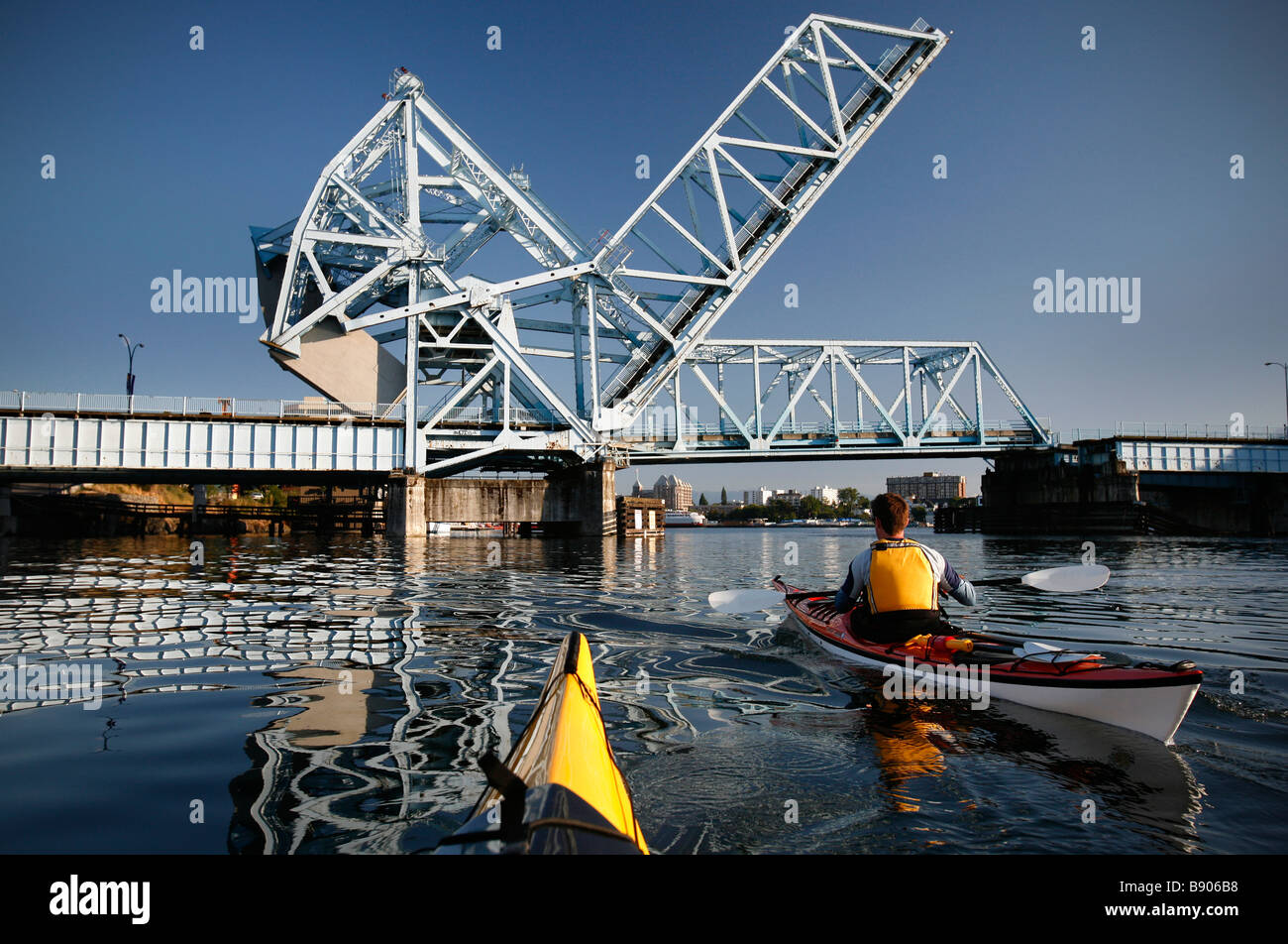 Victoria bc johnson street bridge hi-res stock photography and images ...