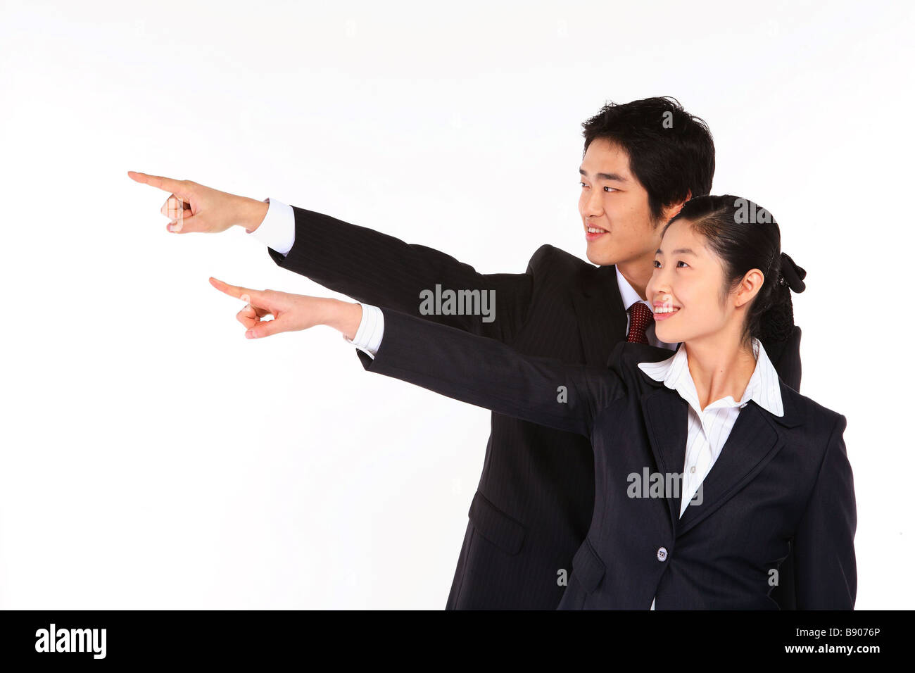 Young Business Couple Stock Photo - Alamy