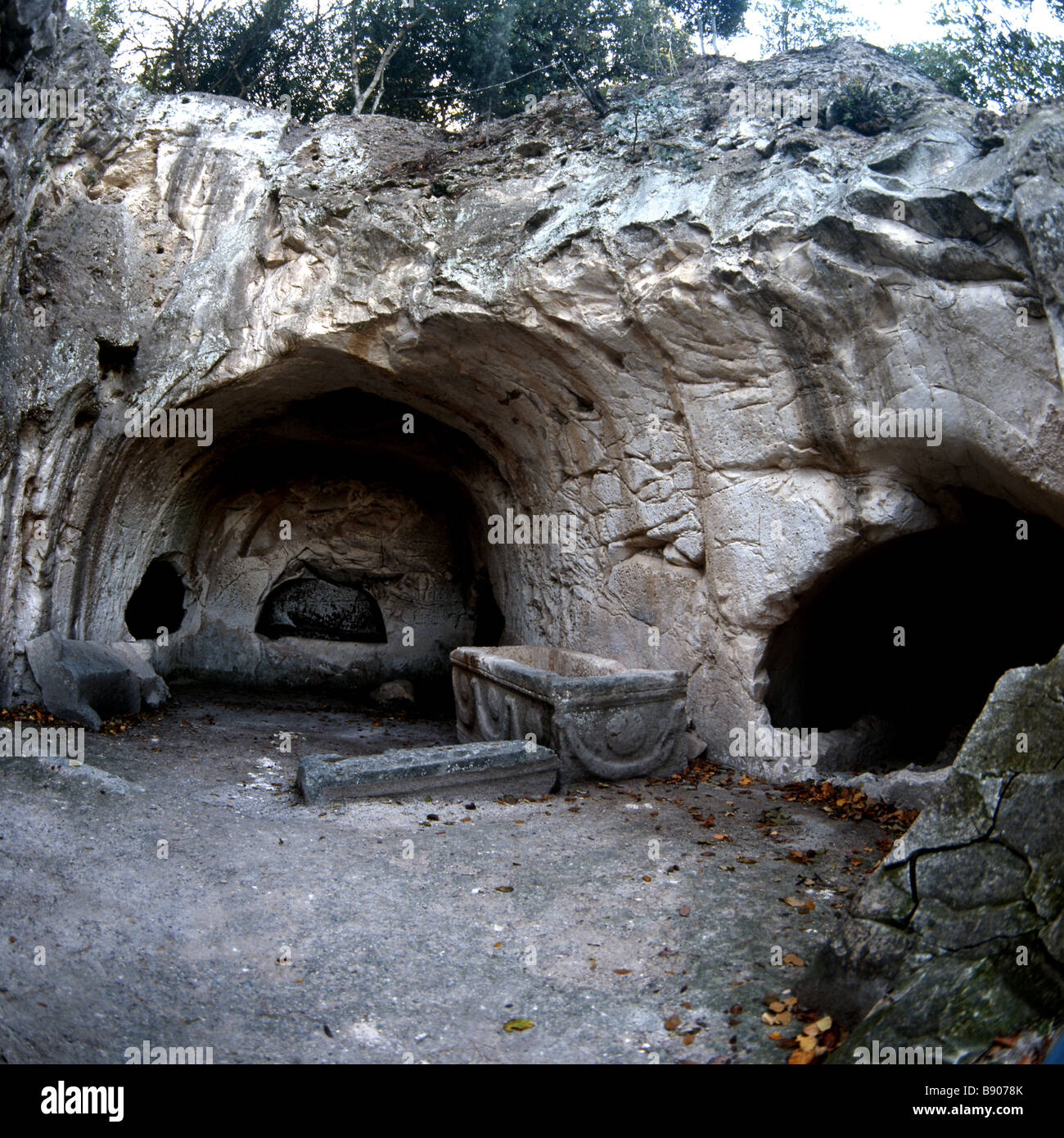 bet shearim national park & necropolis Stock Photo - Alamy