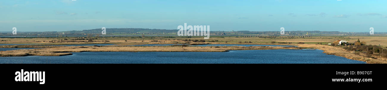 Cliffe Pools RSPB Reserve, Isle of Grain, Kent, England Stock Photo - Alamy
