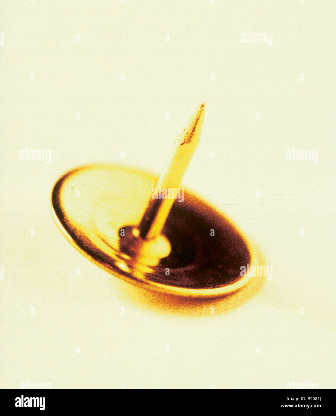 Thumb tack gold hi-res stock photography and images - Alamy