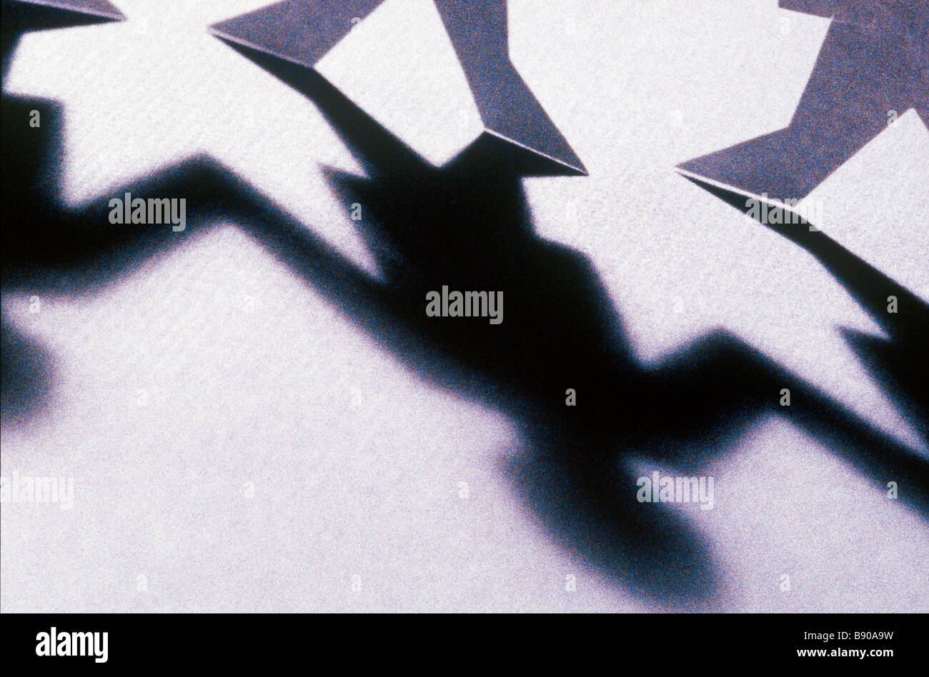 FL0830, T Bonderud; Paper People Chain, Shadow Stock Photo - Alamy