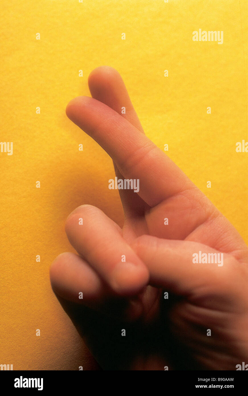FL0844, T Bonderud; Hand Gesture, Fingers Crossed Stock Photo - Alamy