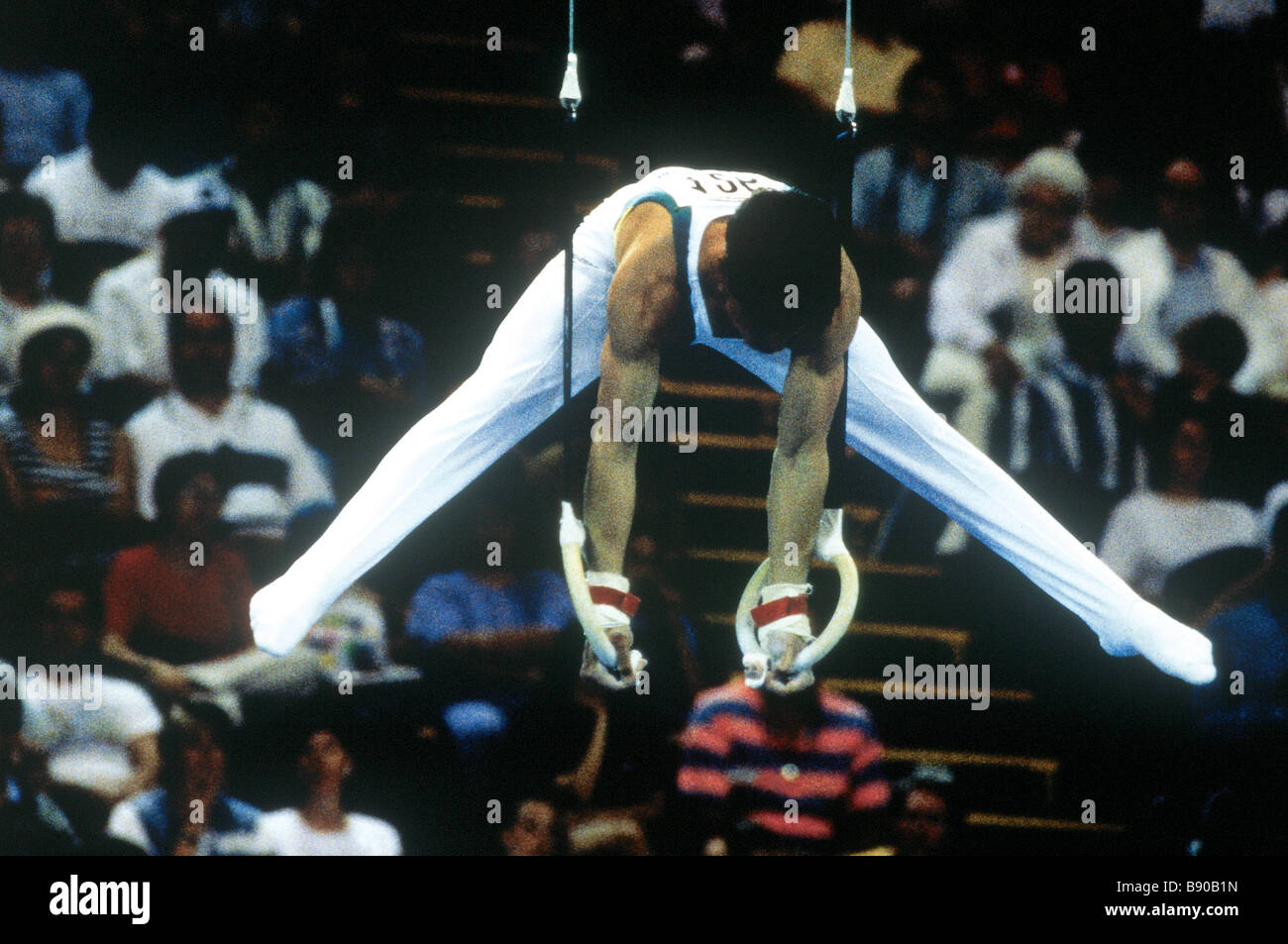 FL0933, T Bonderud; Gymnast Rings Stock Photo - Alamy