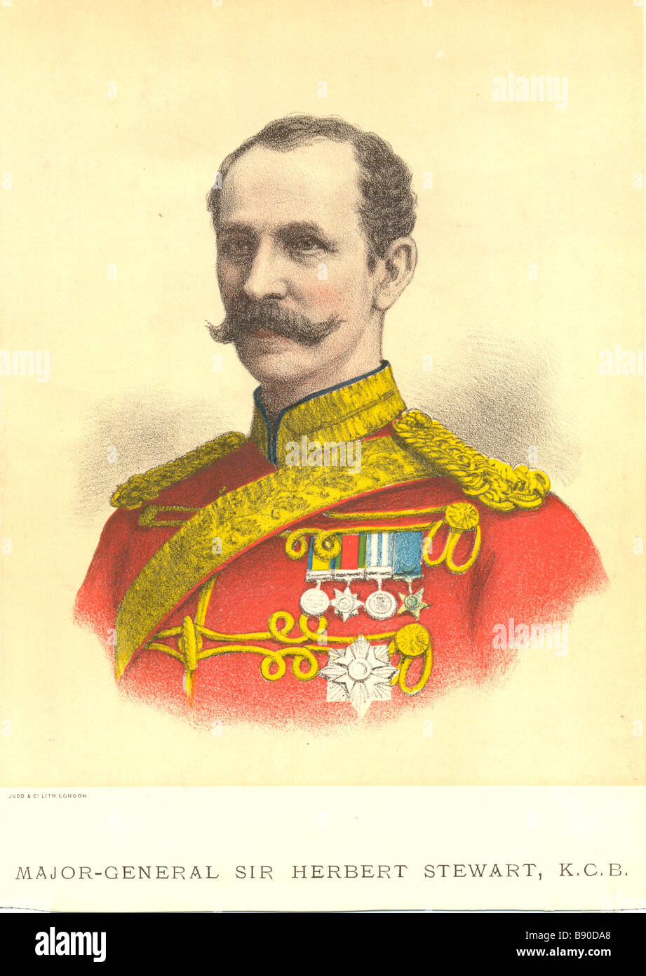 Chromolithographed portrait of Major-General Sir Herbert Stewart, K.C.B ... Chromolithographed portrait of Major-General Sir Herbert Stewart, K.C.B ...