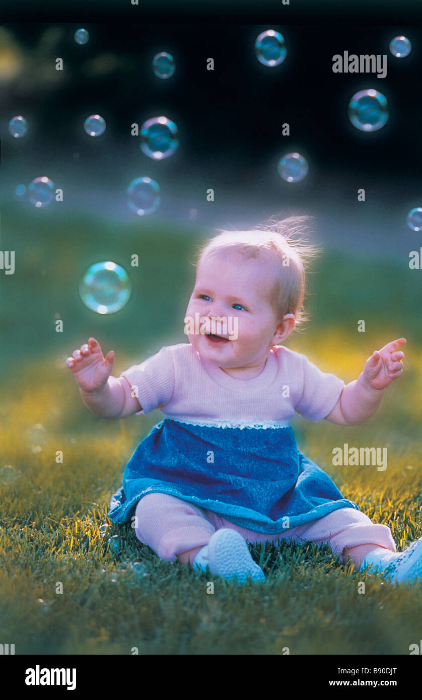 Baby bubbles curious hi-res stock photography and images - Alamy