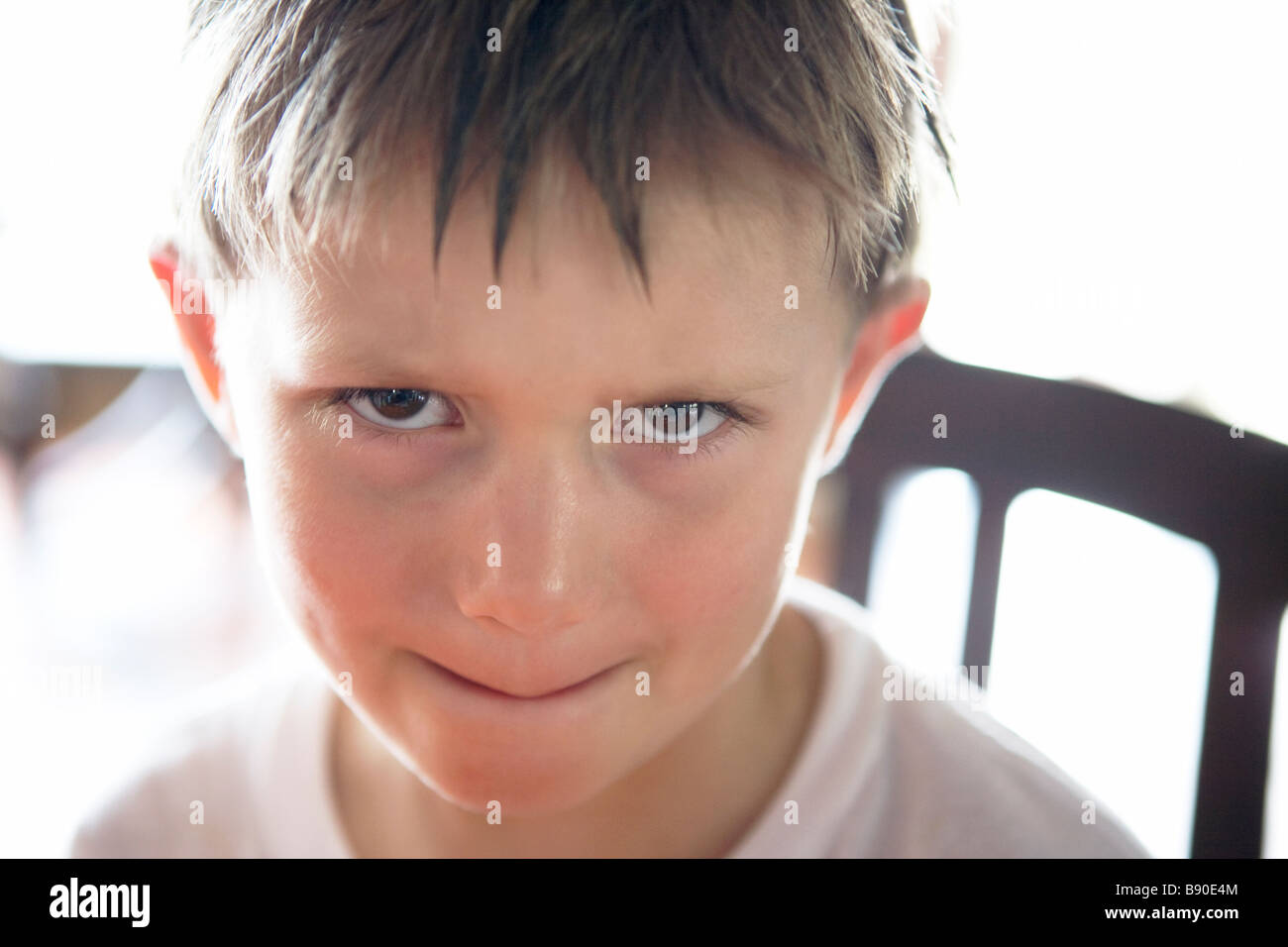 A sad boy Stock Photo - Alamy