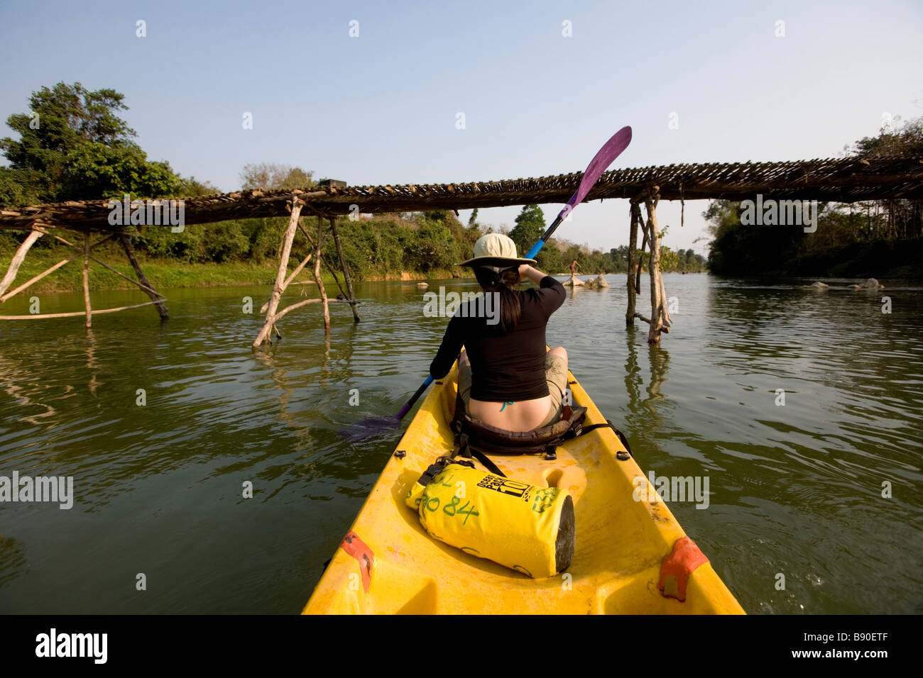 Kayaking nam song river hi-res stock photography and images - Alamy