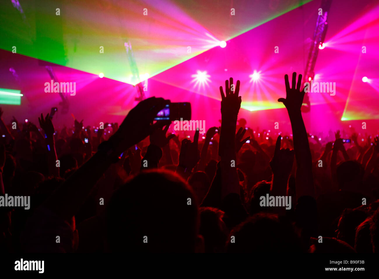 Trance party hi-res stock photography and images - Alamy