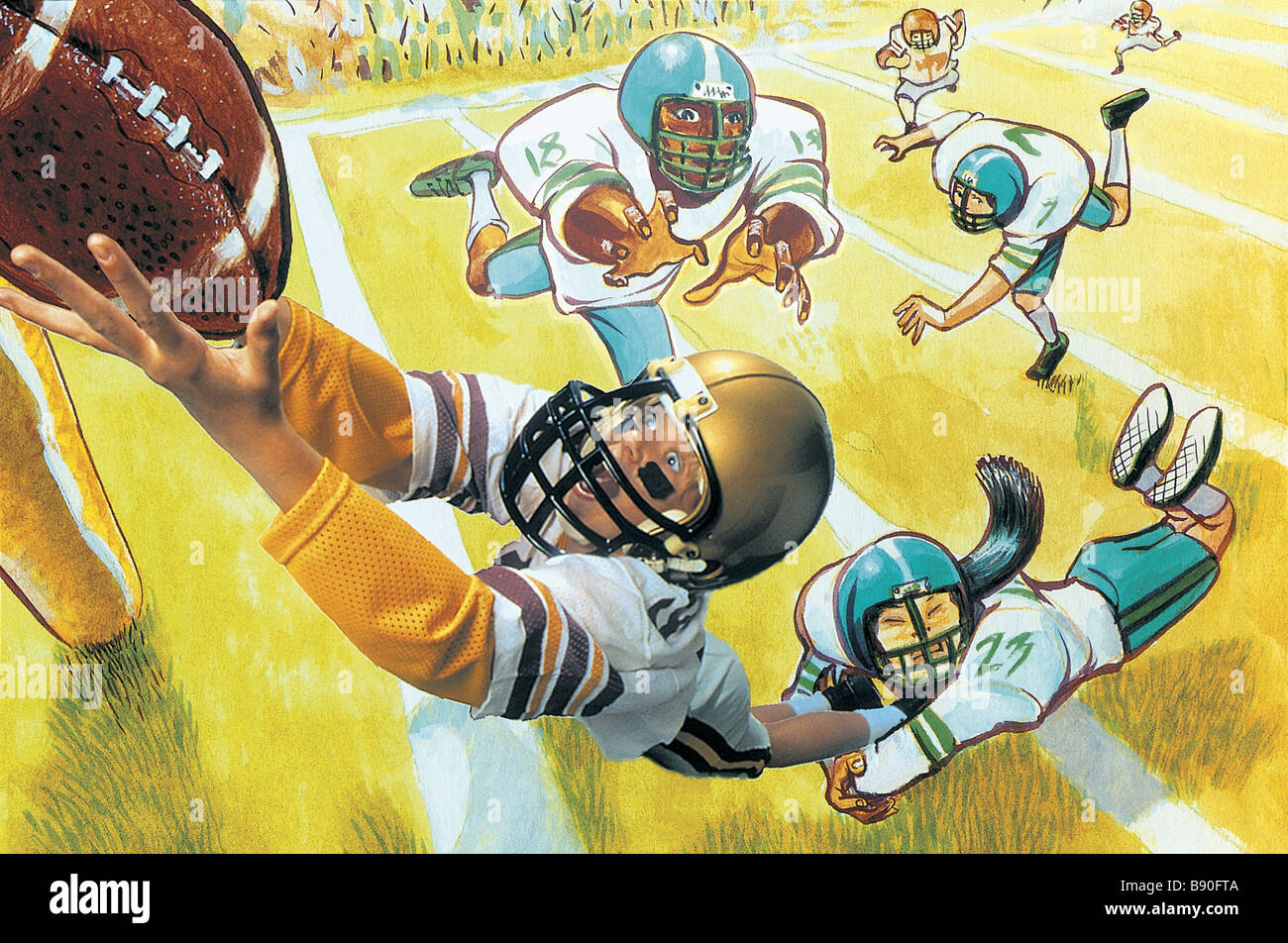 Funny American Football Cartoon