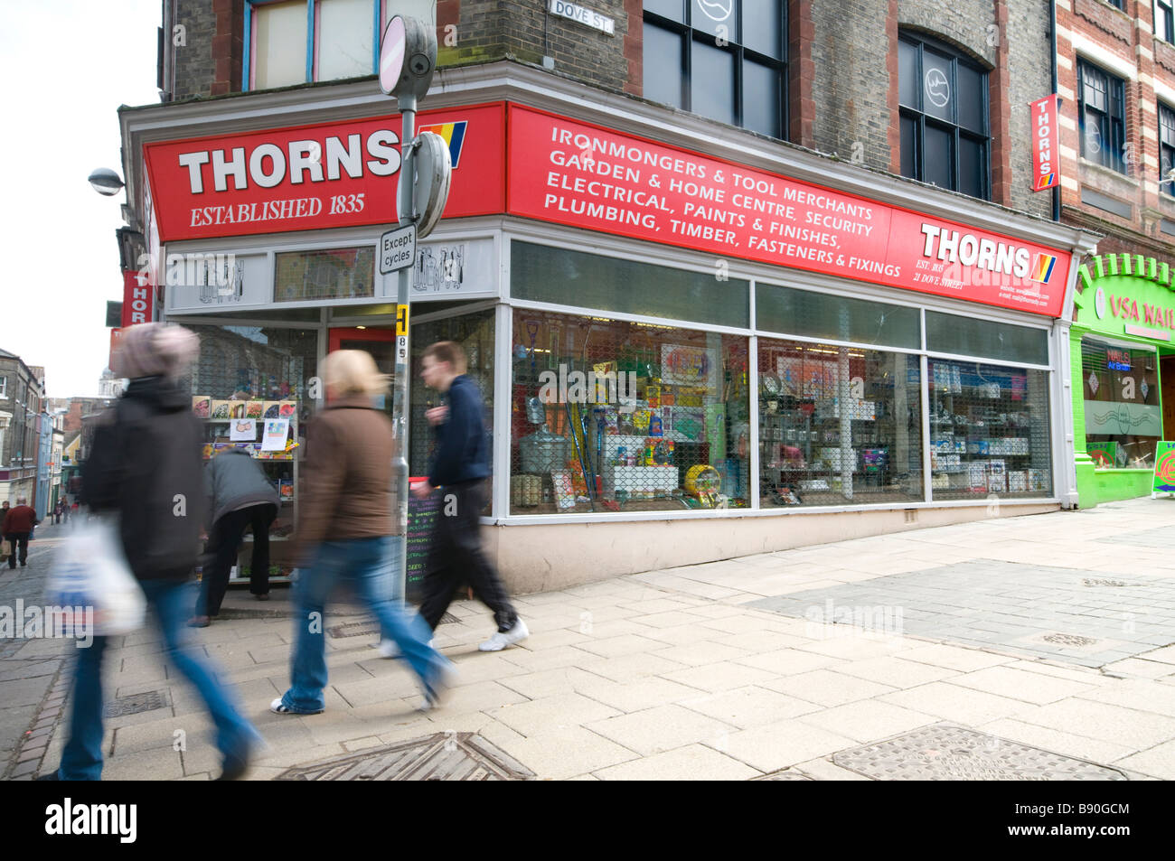 Thorns DIY hardware store norwich uk Stock Photo - Alamy