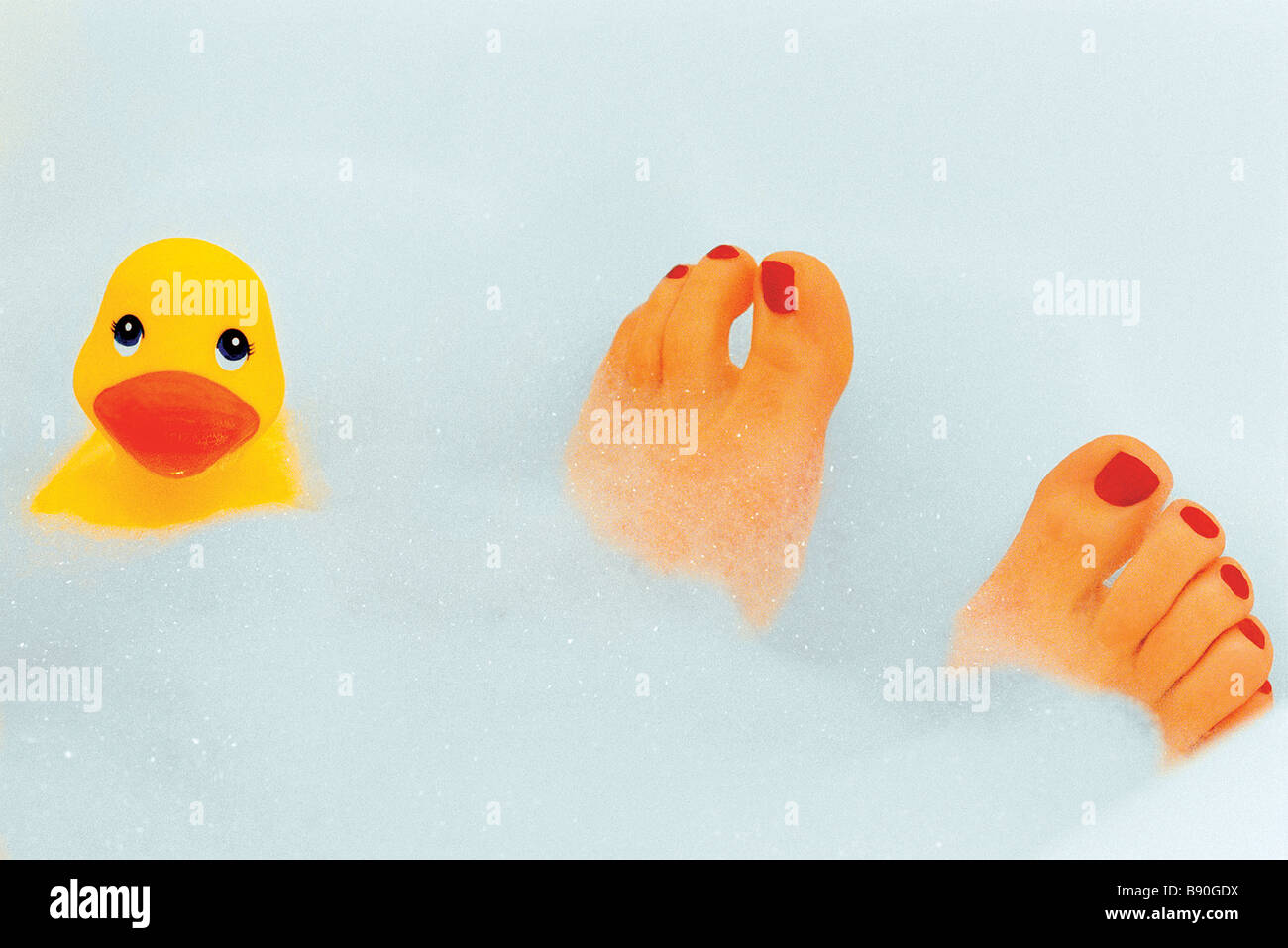Rubber duck bath woman hi-res stock photography and images - Alamy