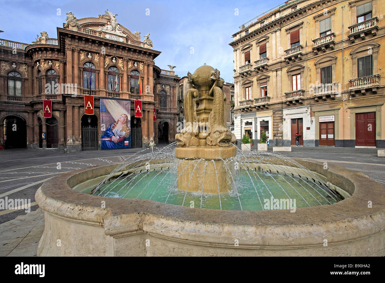 Teatro Massimo, Catania, Sicily, Italy Stock Photo - Alamy