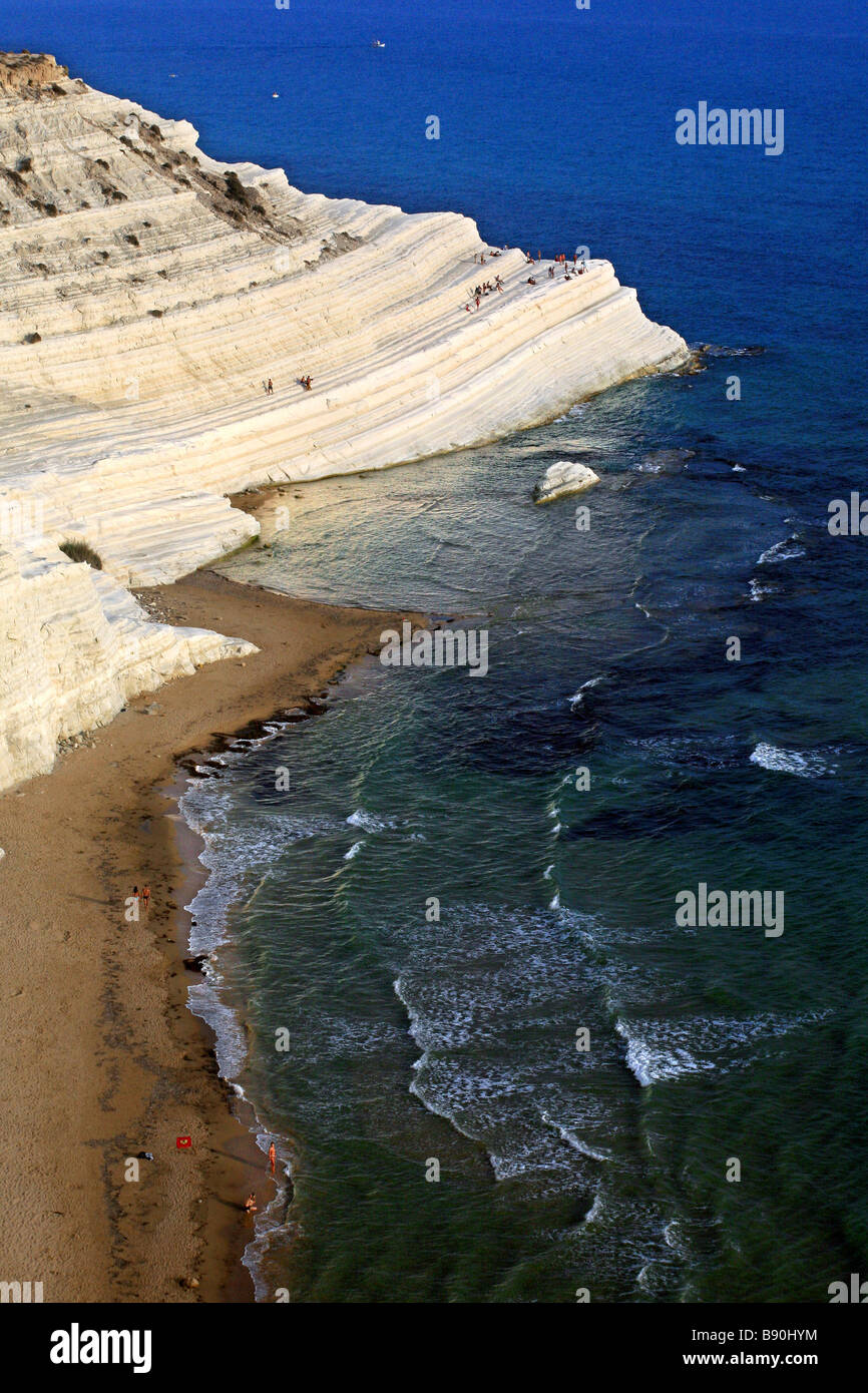 Scala dei Turchi, Agrigento, Sicily, Italy Stock Photo - Alamy